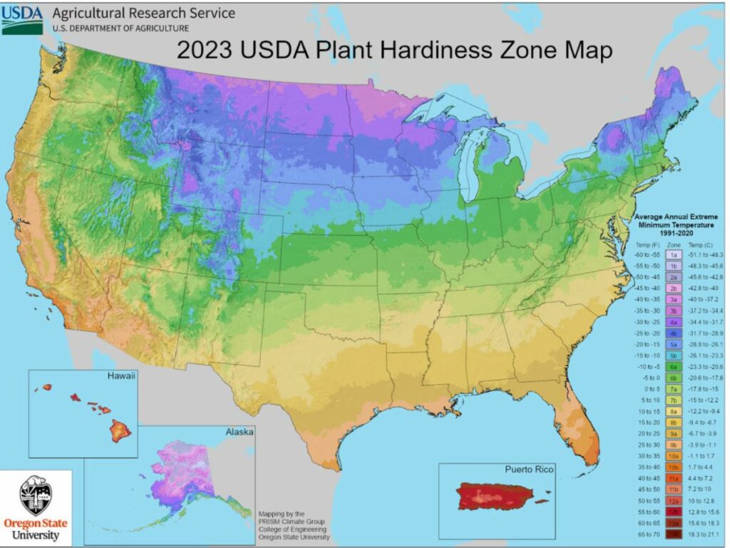 USDA publishes New Garden Zone Map – Neighborhood Farms USA